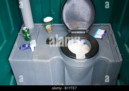 Glastonbury Festival toilet 2008 Stock Photo - Alamy