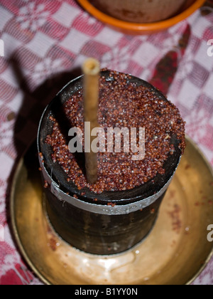 tongba the fermented millet drink popular in Sikkim Bhutan and Nepal in ...