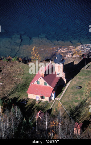 Sand Island Lighthouse in Wisconsin on Lake Superior in the Apostle ...