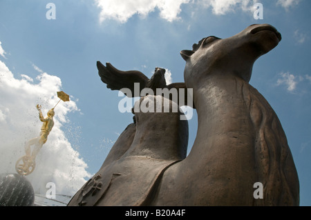 The Fountain Circus which features sculptures of circus characters in ...