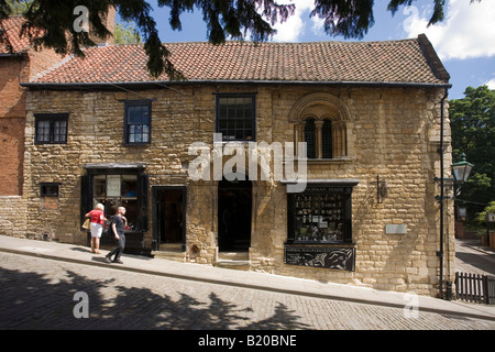 The Norman House in Lincoln, England, is an architectural example from ...