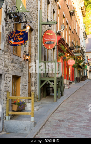 The Lower Town section of Quebec City's Old Town. Quebec City, Province ...