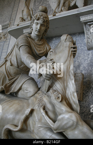 wild animals sculptures in vatican museum, rome Stock Photo - Alamy