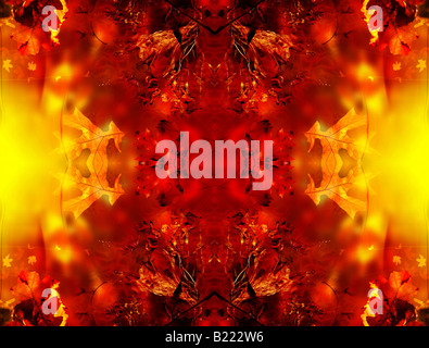 Abstract colorful floristic collage - texture, background Stock Photo ...