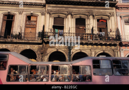 Camel bus in Havana Cuba Stock Photo - Alamy