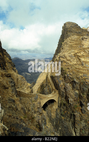 Shahara Bridge Shahara Yemen Arabia Middle East Asia Built in the 17th ...