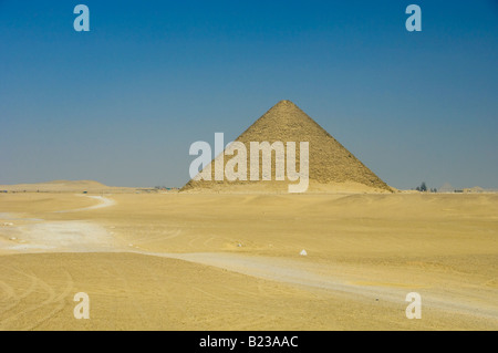 The Red Pyramid of Snefru near Dashur Egypt Stock Photo - Alamy