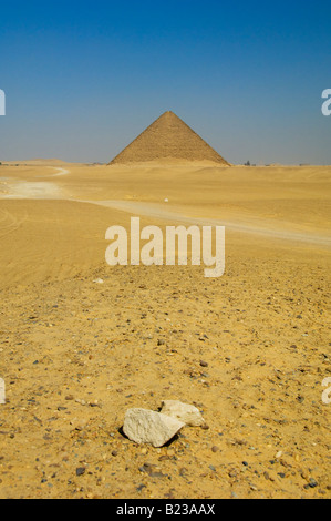 The Red Pyramid of Snefru near Dashur Egypt Stock Photo - Alamy