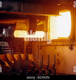 Steel annealing process in plant located in Monroe, MIchigan, USA Stock ...