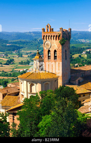 Italy, Tuscany, San Miniato, town view, untertown, town, destination ...
