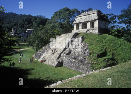Palenque archaeological site in Mexico Stock Photo - Alamy