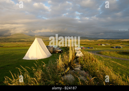 Shell Island campsite North Wales UK Stock Photo - Alamy