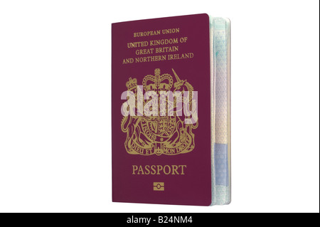 UK biometric passport Border Control for arriving passengers at London ...