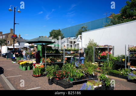 Chatteris Town High Street Fenland Cambridgeshire East Anglia England ...
