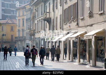 People and streets Monza Lombardy Italy Stock Photo - Alamy