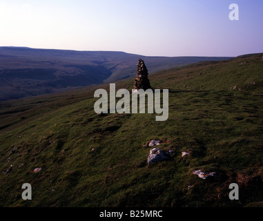 Summer evening Abbotside Common, Hawes Wensleydale, Yorkshire Dales ...