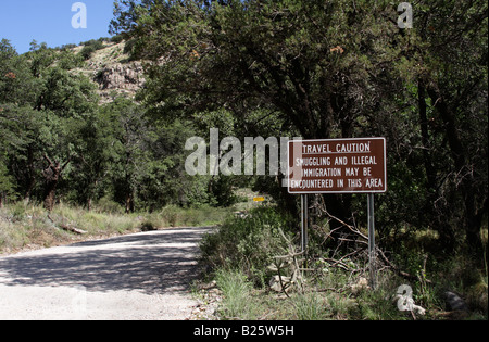 Immigration Caution Sign