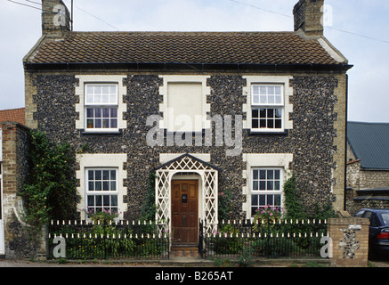Traditional Norfolk brick and flint home near Burnham Market Holkham UK ...