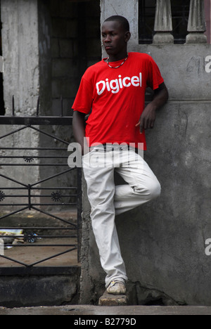 Haitian young man, Jacmel, Haiti Stock Photo - Alamy