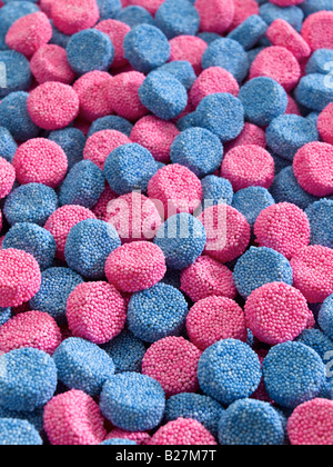 A pink Liquorice Allsorts sweet Stock Photo - Alamy