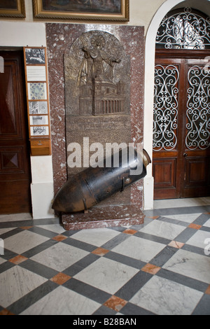 Malta Mosta Dome replica bomb Stock Photo - Alamy