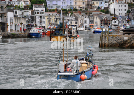 17/07/2008 Pic By Sean Hernon A Fishing Boat enters Looe Harbour ...