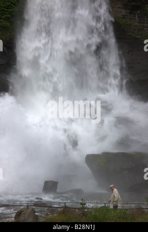 Steindalsfossen, waterfall, Norheimsund, Norway Stock Photo - Alamy