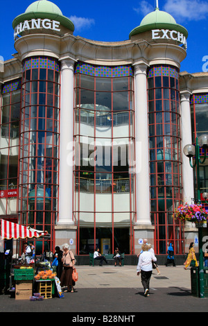 exchange shopping mall entrance ilford essex east london england uk gb ...