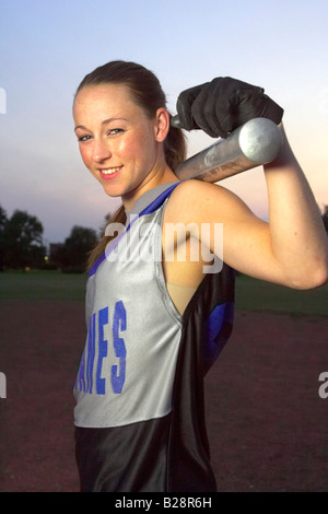 Baseball and glove on dugout bench with blurred background Stock Photo ...