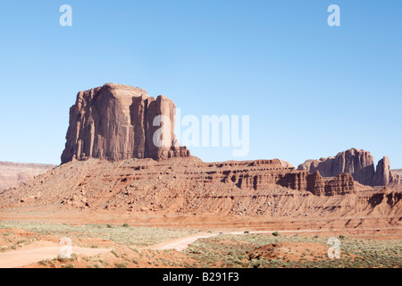 Iconic view of The Elephant Butte rock formation from John Ford's Point ...