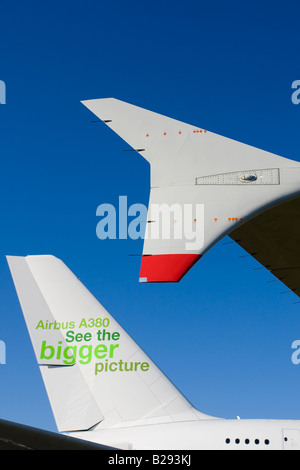 Airbus A380 Wing Stock Photo - Alamy