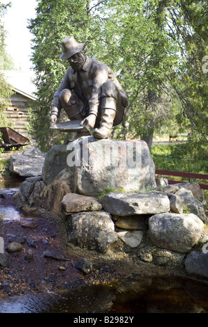 Finland Tankavaara gold panning Stock Photo - Alamy