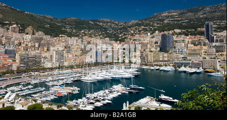 Monaco, view over port Stock Photo - Alamy