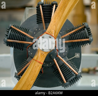 Vintage Prop Airplane Nose Engine propeller Stock Photo - Alamy