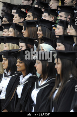 BRITISH STUDENTS CELEBRATING THEIR SUCCESSFUL GRADUATION DAY CEREMONY ...
