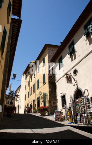 Italy, Radda in Chianti. Shops along the streets of Radda in Chianti ...