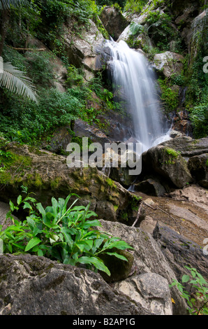Tri Trong waterfall at Chaloem Rattanakosin National Park in ...