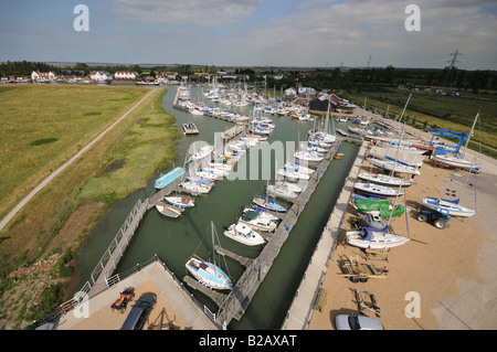 Aerial Conyer Creek Kent Stock Photo - Alamy