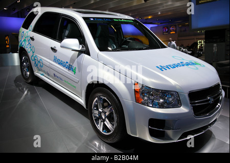 General Motors hydrogen fuel cell in the engine bay of a car Stock ...