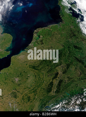 Belgium, Satellite Image Stock Photo - Alamy