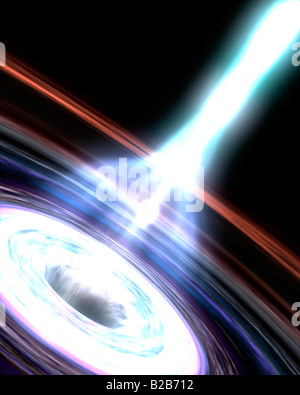 Gamma Rays in Active Galactic Nuclei Stock Photo - Alamy