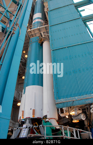 The first stage of the Delta II rocket which will to be used to launch ...