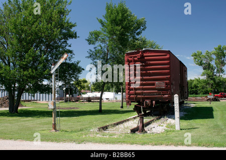 Boxcar in Hobo Jungle Britt Iowa Stock Photo - Alamy