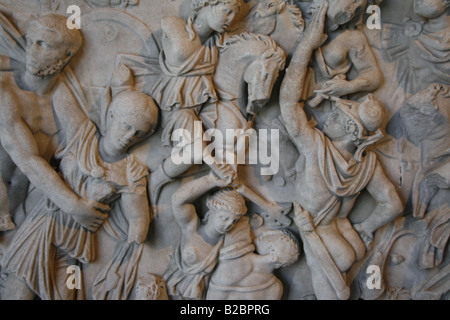 roman relics exhibition at colosseum in rome italy Stock Photo - Alamy