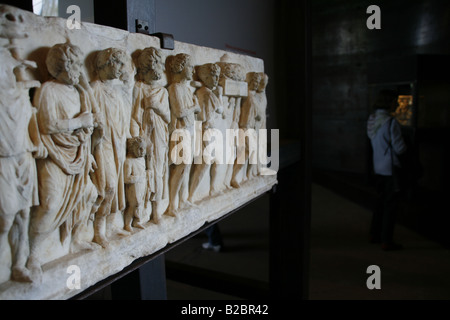 roman relics exhibition at colosseum in rome italy Stock Photo - Alamy