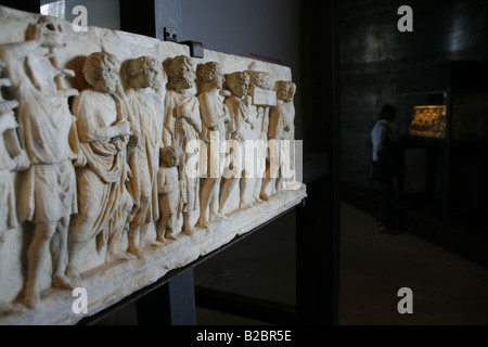 roman relics exhibition at colosseum in rome italy Stock Photo - Alamy