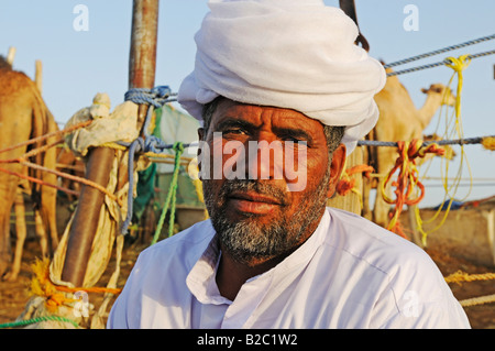 Camel merchant at the camel market, Al Ain, Abu Dhabi, United Arab ...