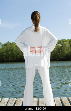 Tai Chi, run over the kidneys Stock Photo - Alamy