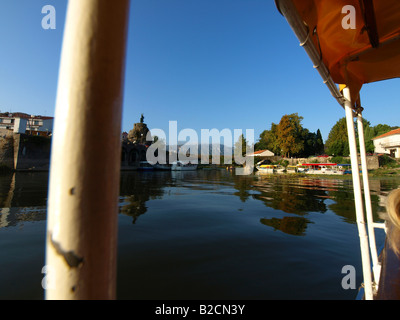 excursion boat on lake Skutari, Serbia and Montenegro, Skutari See ...