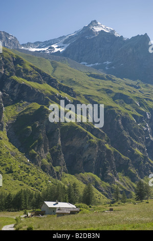 mont pourri from rosuel entrance to the vanoise national park savoie ...